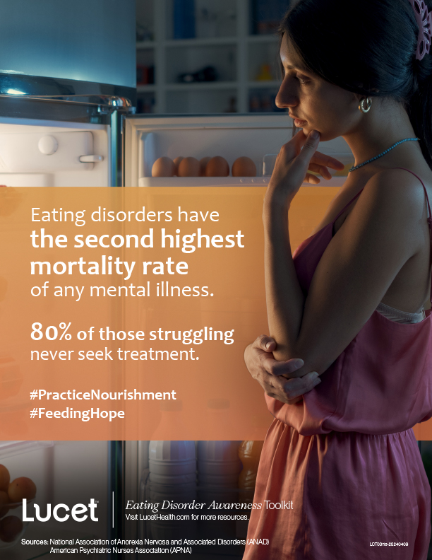 Eating Disorder Awareness Month Poster | Lucet